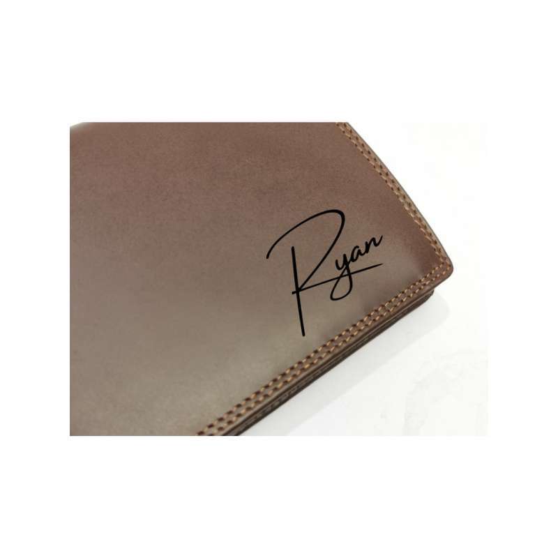 Promo Dompet Kulit Asli Pria Full Kulit Berdiri Custom Grafir Nama ...