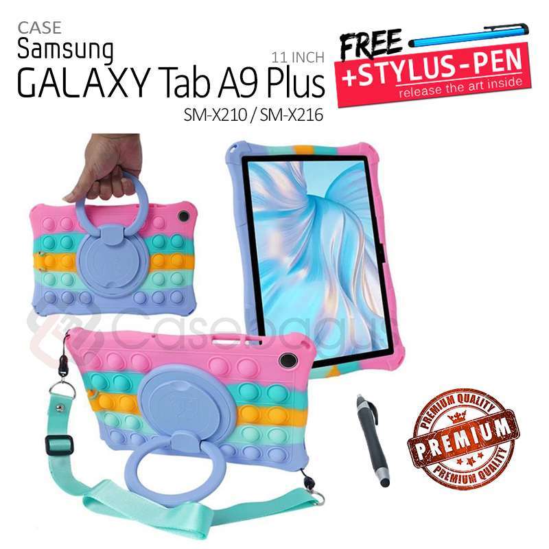Jual Samsung Galaxy Tab A9 Plus X216 11 - Colorful Pop It Soft Case ...