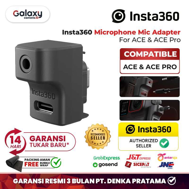Jual Insta360 Microphone Mic Adapter For Insta 360 ACE & ACE PRO Resmi ...