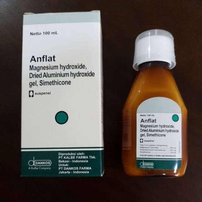 Jual Anflat Syr 100 ml - Mengurangi gejala kelebihan asam lambung ...