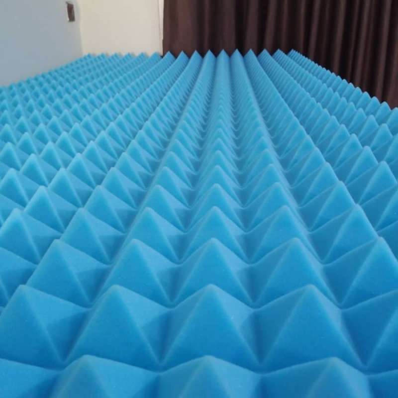 Promo BUSA PEREDAM SUARA MODEL PIRAMID WARNA BIRU UK 200 X 100 X 6CM ...
