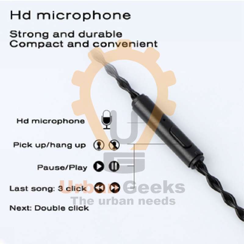 Jual JC Ally Jcally JC08 Black (MIC) 8 Core Copper cable upgrade for ...