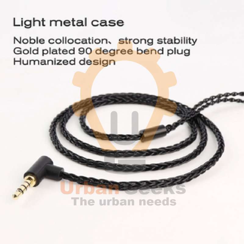 Jual JC Ally Jcally JC08 Black (MIC) 8 Core Copper cable upgrade for ...