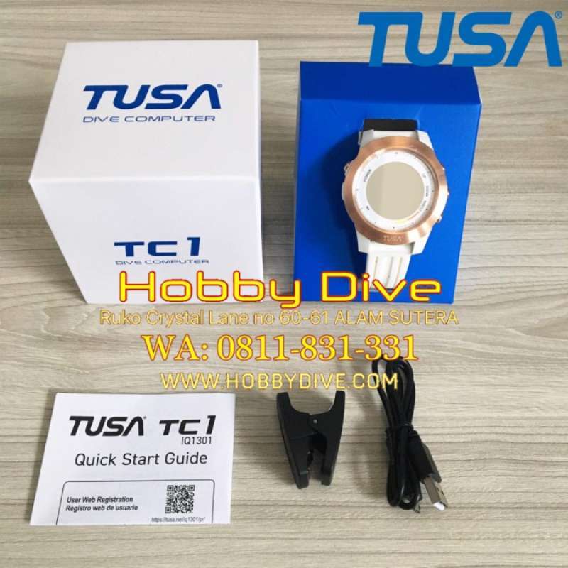Jual Tusa Dive Computer Tc1 Iq-1301 White - Scuba Diving Di Seller ...