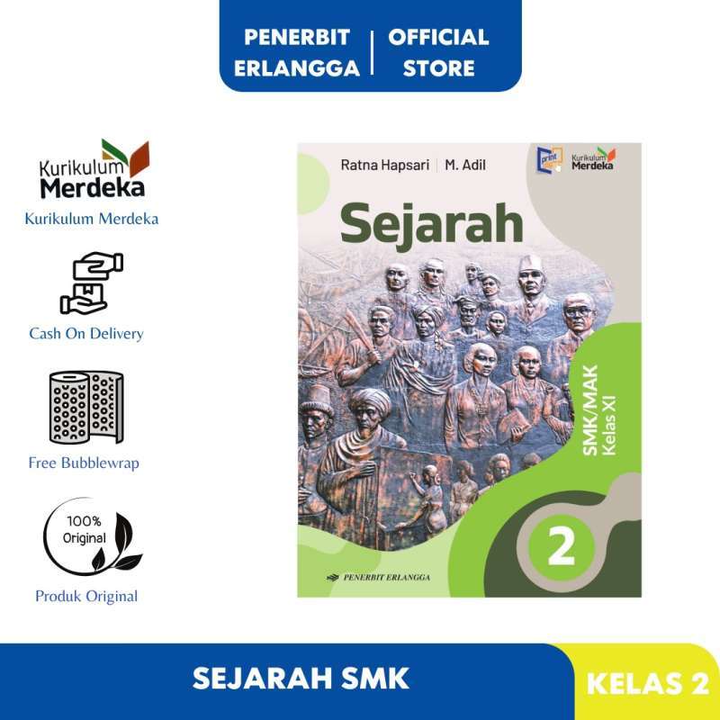 Promo SEJARAH SMK/MAK KLS.11/KM Diskon 25% di Seller Penerbit Erlangga - Penerbit Erlangga ...