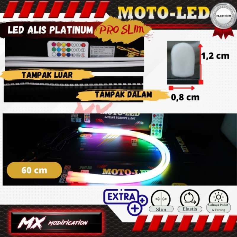 Jual LED ALIS SMART RGB 60 CM ( REMOTE ) - PLATINUM 30 CM GARANSI - PLT ...