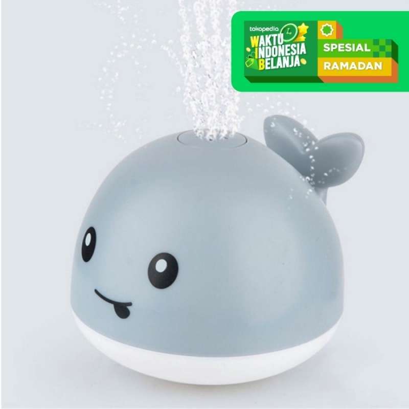 Promo Mainan Mandi Anak Boneka Paus Air Mancur Lampu ~ Whale In The ...