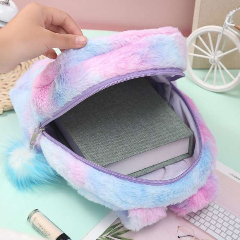 Jual Tas Ransel Bulu Import Motif Unicorn Princess Untuk anak Paud TK ...