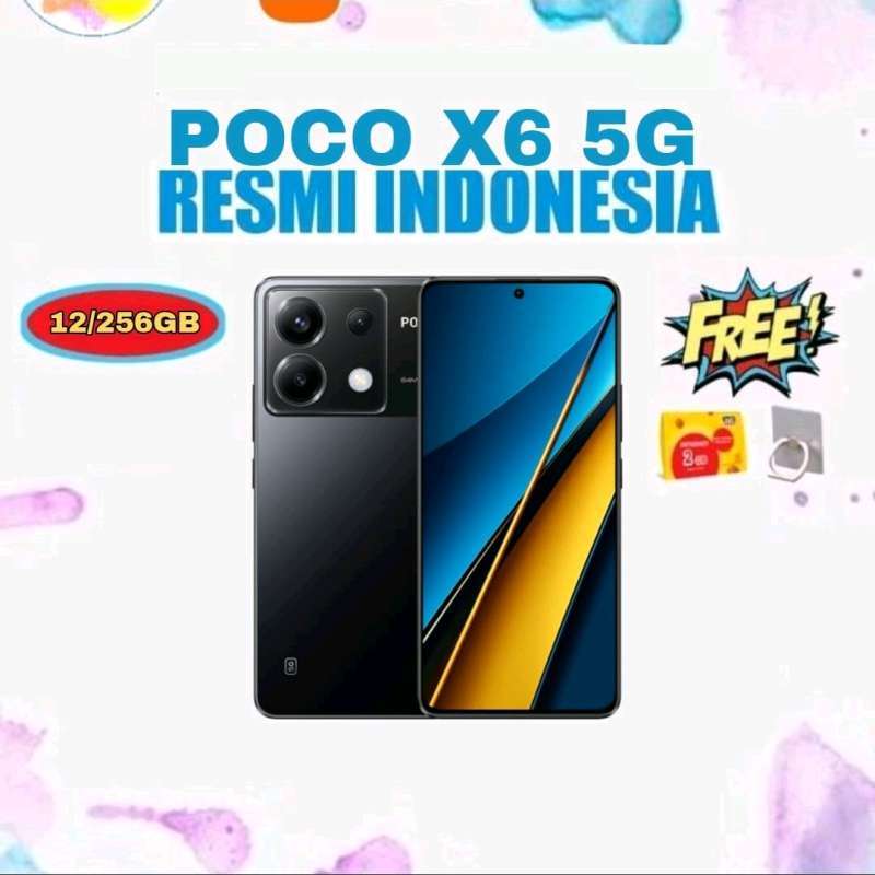 Promo XIAOMI POCO X6 5G RAM 12GB DAN INTERNAL 256GB GARANSI RESMI INDONESIA Diskon 17% di Seller ...