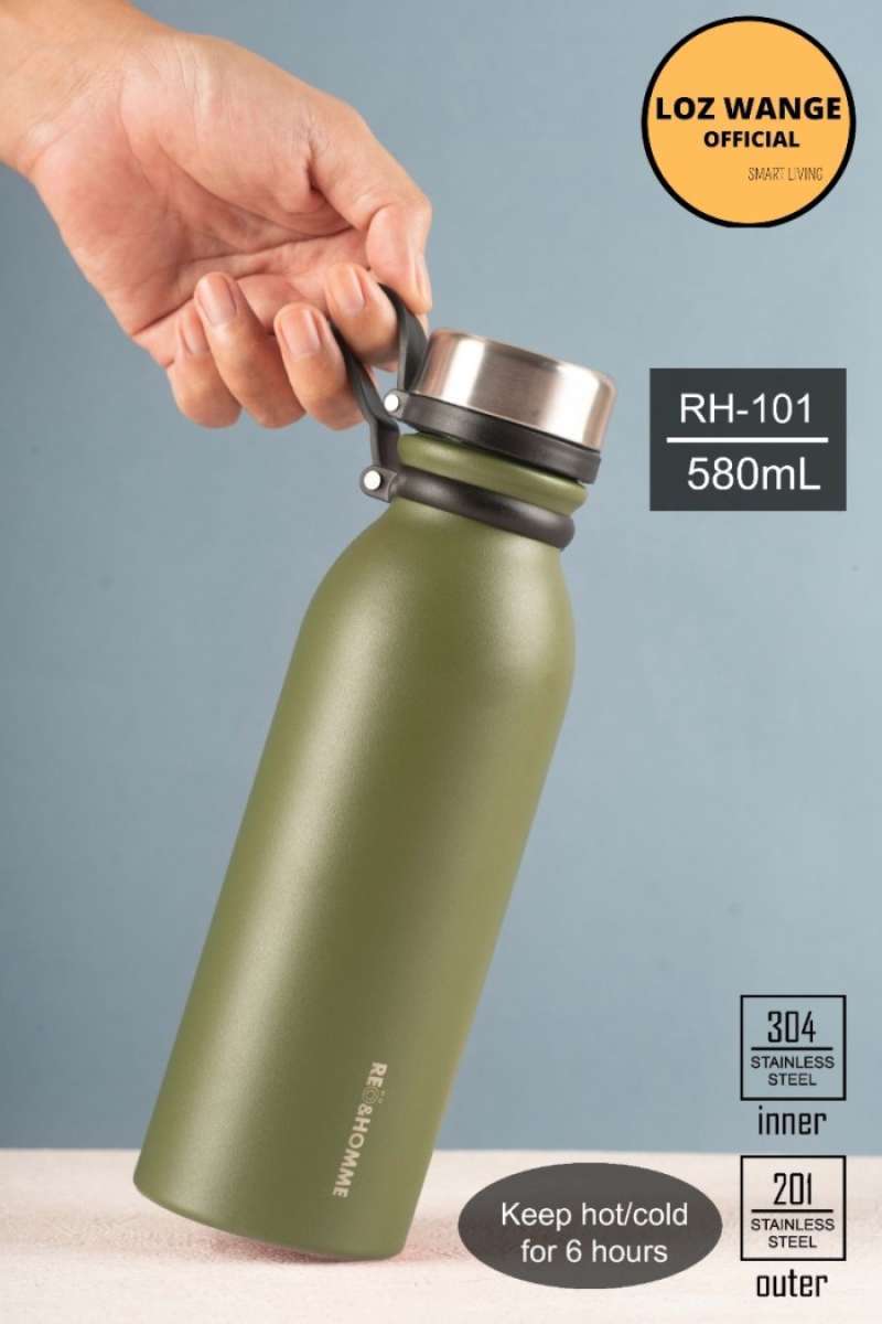 Promo Botol Stainless Rh-101 Thermos Vacuum Flask Tahan Panas Dingin ...
