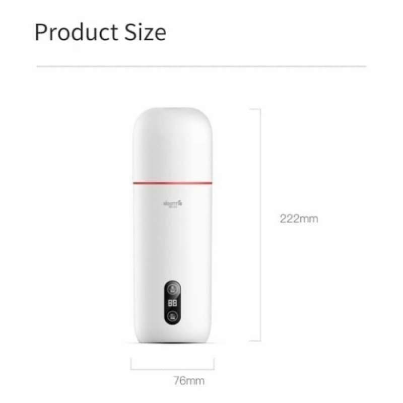 Promo DEERMA SMART PORTABLE ELECTRIC THERMOS BOTTLE CUP-DR035 Diskon 50 ...