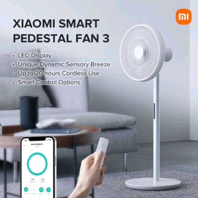 Jual XIAOMI Smartmi Cordless Standing Fan 3 Kipas Angin Berdiri Remote ...