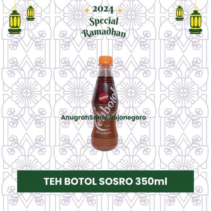 Jual Teh Botol Sosro Original Minuman Teh Melati 350ml di Seller AnugrahSnackBojonegoro - Ledok ...