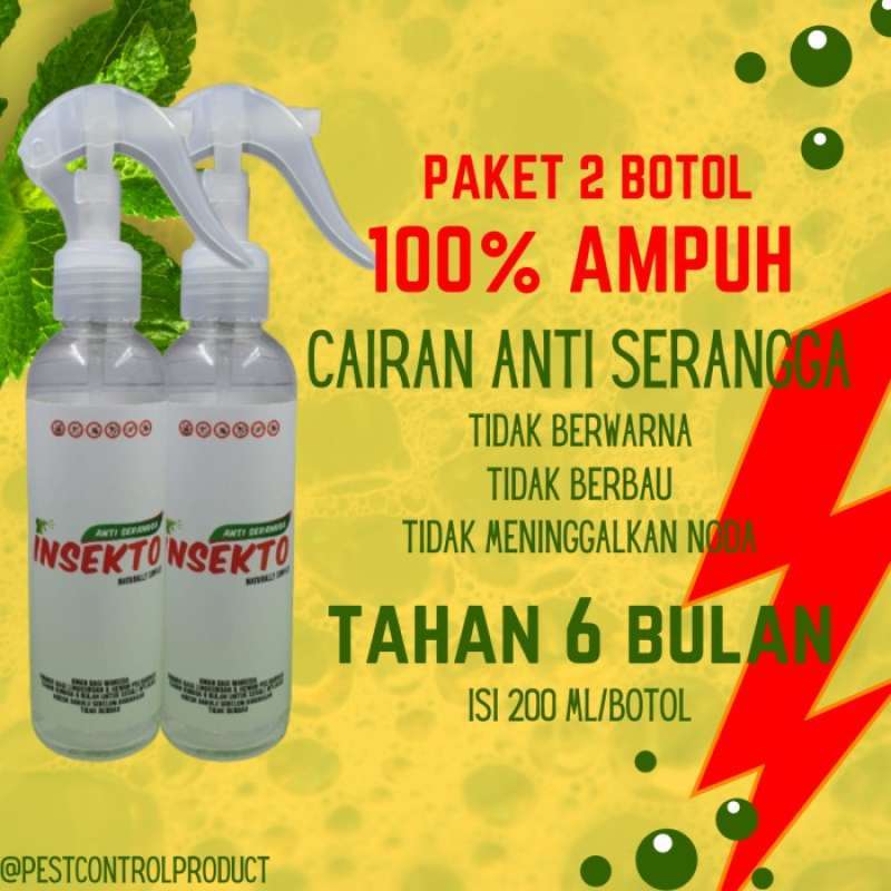 Promo PROMO 2 BOTOL Insekto Cairan Anti Serangga Semut Lalat Tungau ...