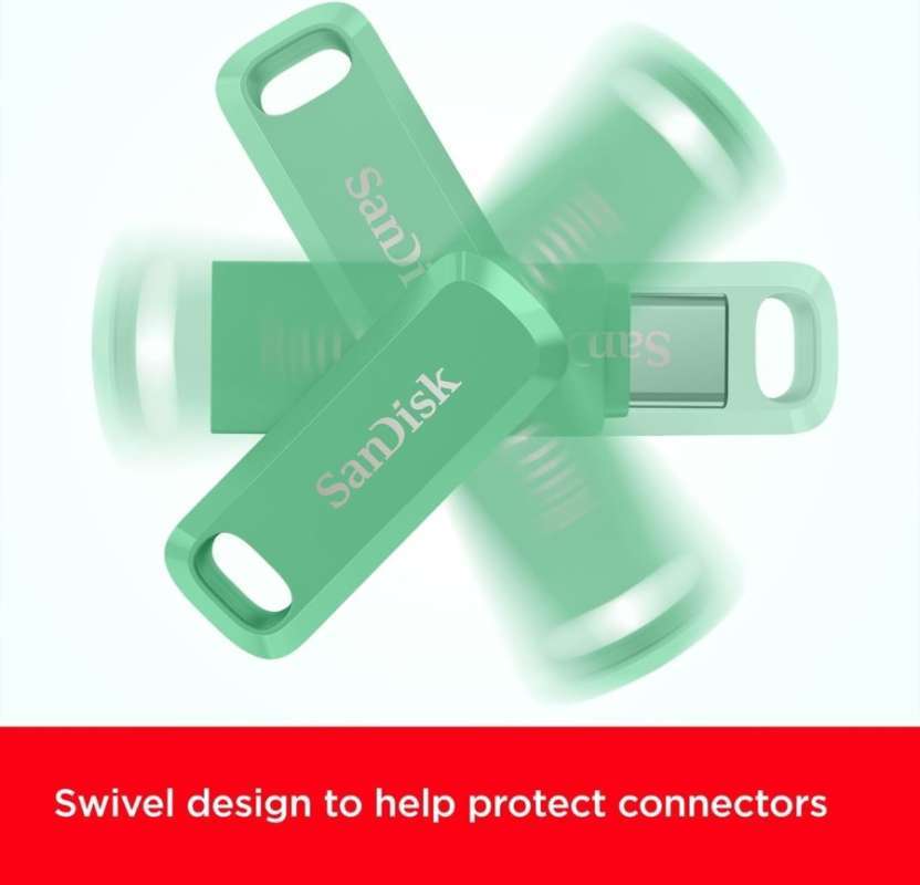 Promo SanDisk Flashdisk 256GB 3.2 Ultra Dual Drive USB Type-C Absinthe ...