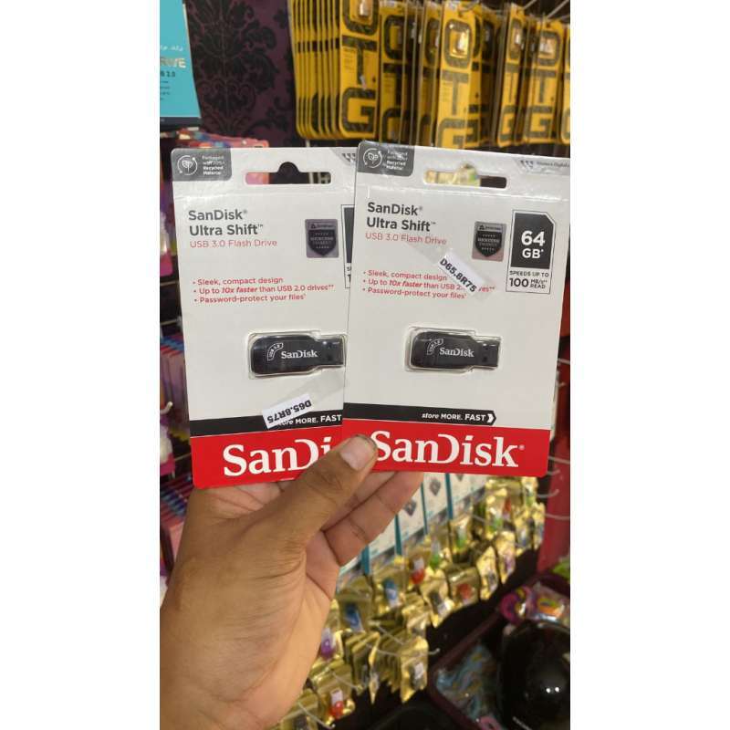 Jual flashdisk sandisk ultra sHift 32gb 64gb usb 3.2 speed up to ...