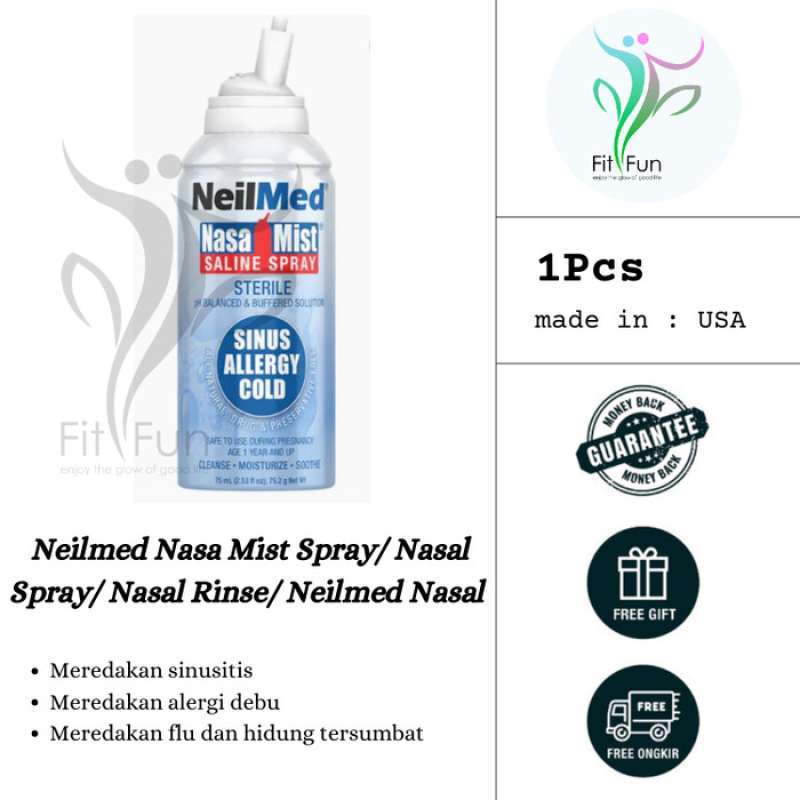 Promo Neilmed Nasa Mist Spray / Nasal Spray / Nasal Rinse / Neilmed ...
