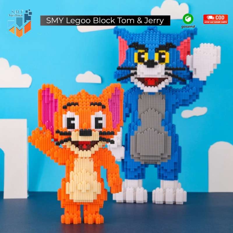 Promo SMY Nano Block Tom & Jerry 8682-83 - Bricks Education Nano Block ...