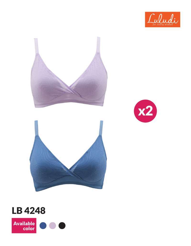 Promo Luludi Feel Free Bra Lb 4248 - Tanpa Kawat - 2 Pc Diskon 20% Di ...