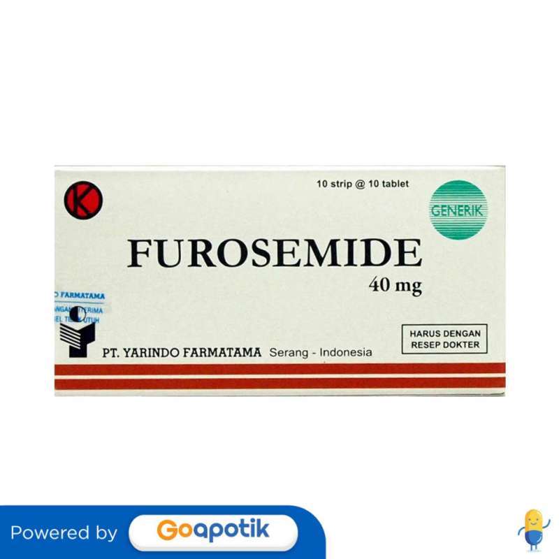Jual Furosemide Yarindo 40 Mg Box 100 Tablet Di Seller Apotek Era Farma - Rawa Bunga, Kota ...
