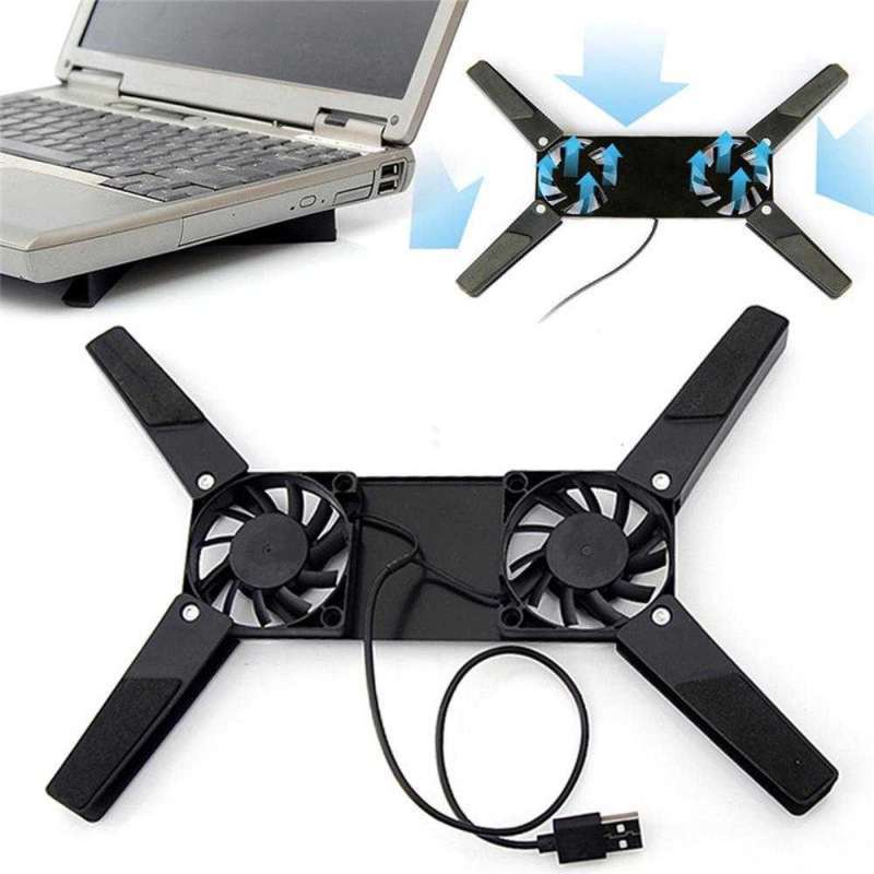 Jual Kingcooler Notebook Laptop Cooling Pad Lipat Portable X Stand Dual ...