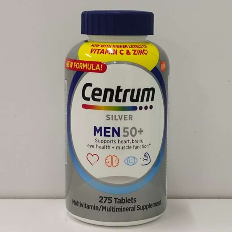 Promo Centrum Silver Men 50+ Multivitamin/multimineral (275 Tablets ...
