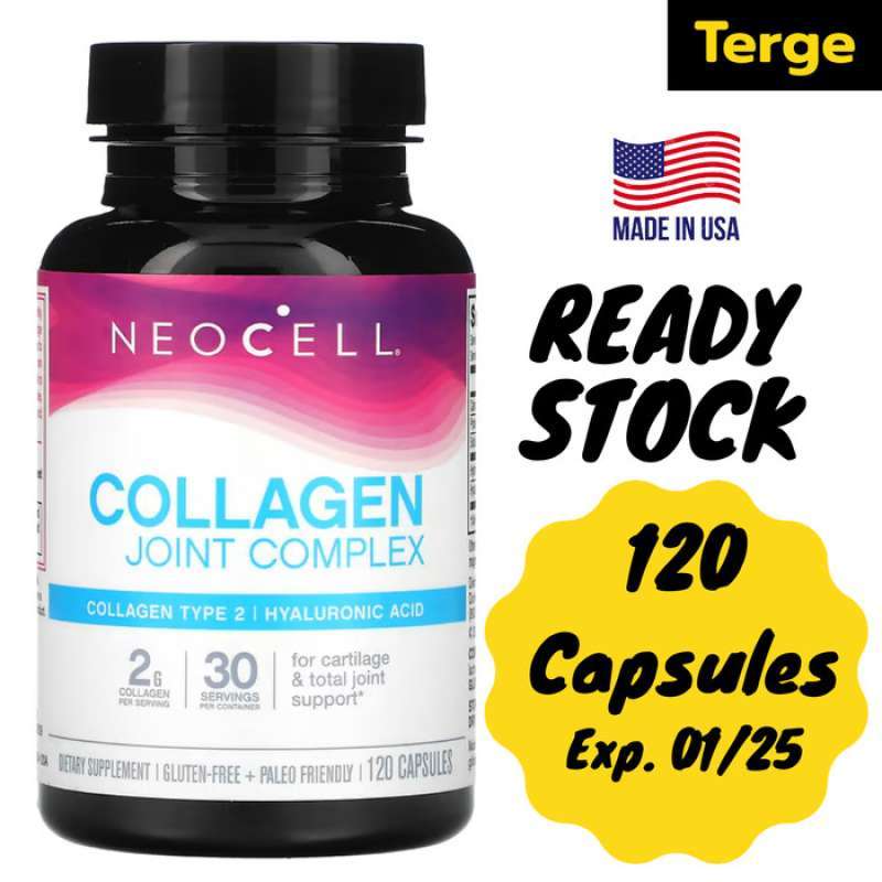 Promo Kolagen Persendian Neocell Collagen Type 2 Joint Complex 120 ...