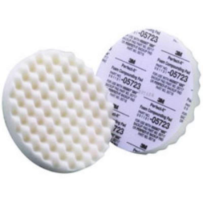 Promo 3M Foam Compounding Pad 5723 - Busa Compound Putih Poles Mobil ...