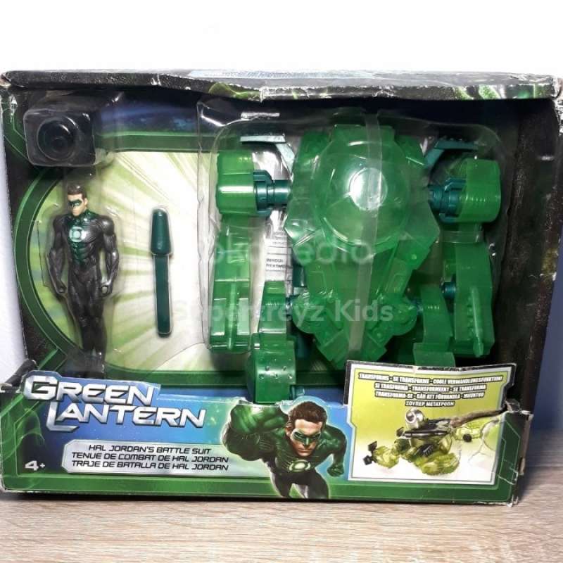 Promo green lantern hal jordans battle suit figure original mattel ...