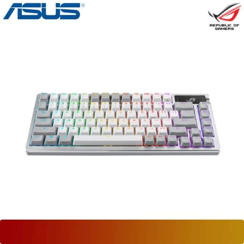 Jual ASUS ROG Azoth 75 Moonlight White Wireless DIY Custom Gaming ...