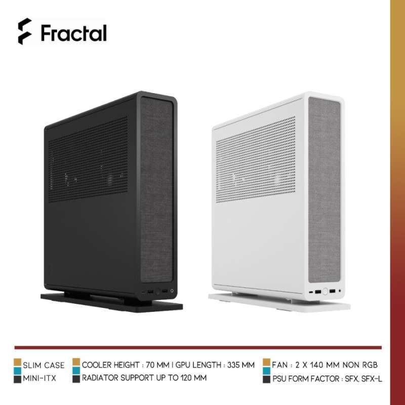 Jual FRACTAL DESIGN Ridge | small form factor case - Hitam di Seller ...