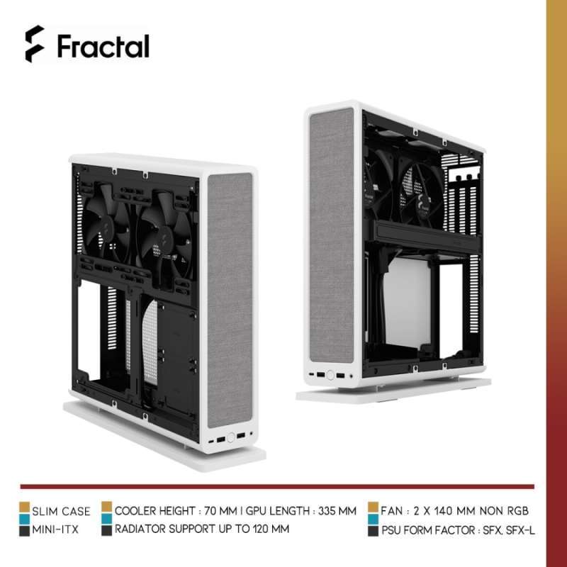 Jual FRACTAL DESIGN Ridge | small form factor case - Hitam di Seller ...