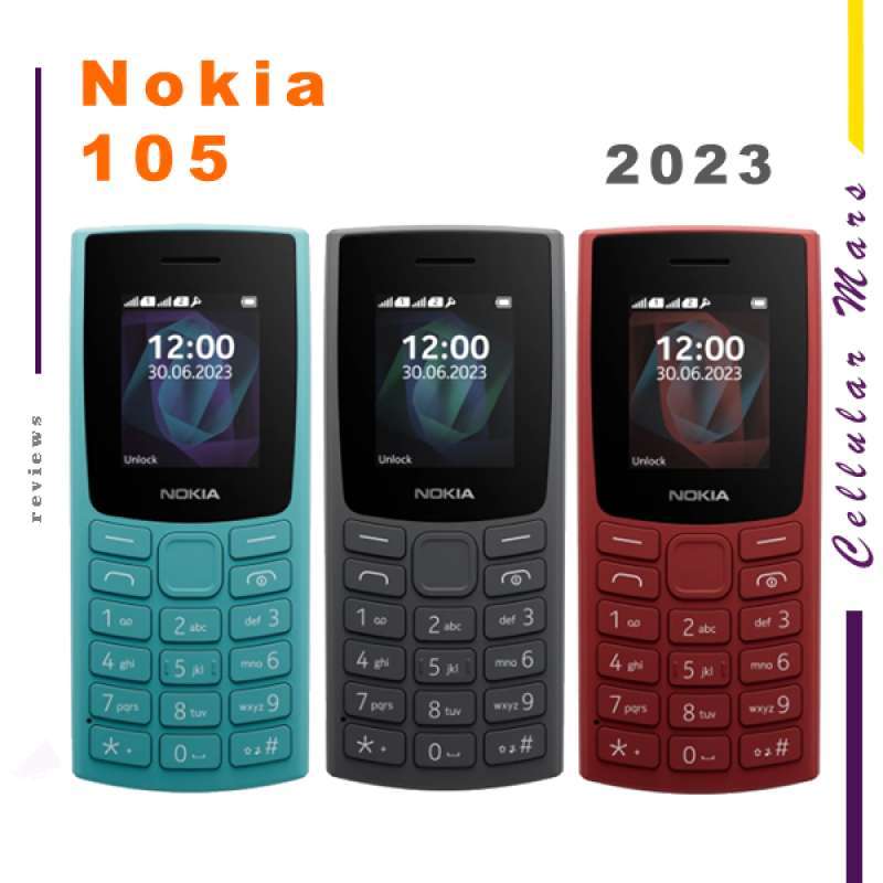 Jual Nokia 105 2023 Leda Garansi Resmi, Nokia 105 Leda 2023 - Hitam Di Seller Celluler Mars ...