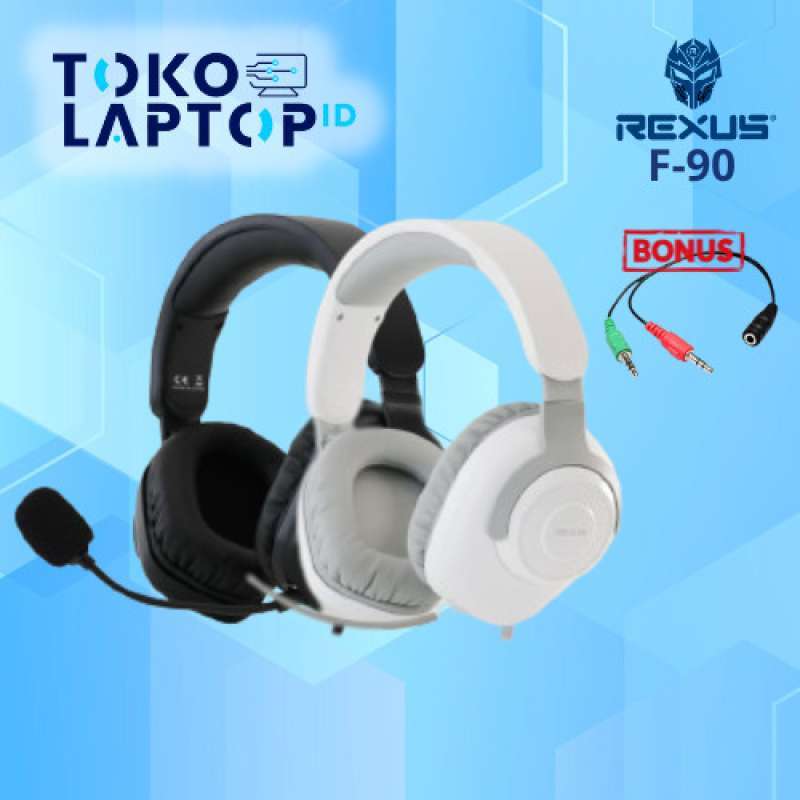 Promo Rexus F90 / F-90 Vonix Gaming Headset Wired Garansi Resmi Diskon ...