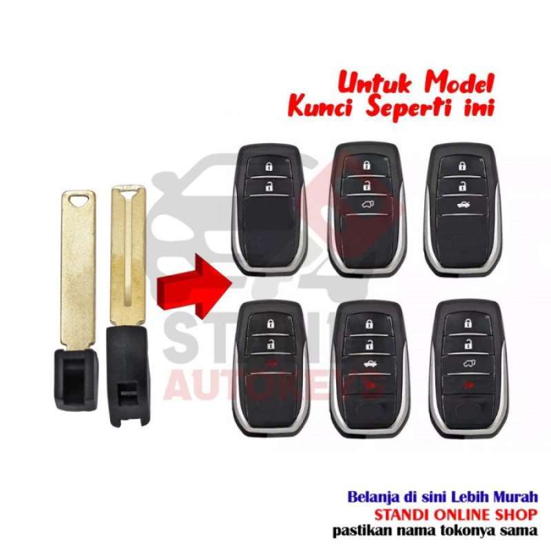 Promo Kunci Emergency Anak Kunci Smartkey Toyota Camry Fortuner Innova ...