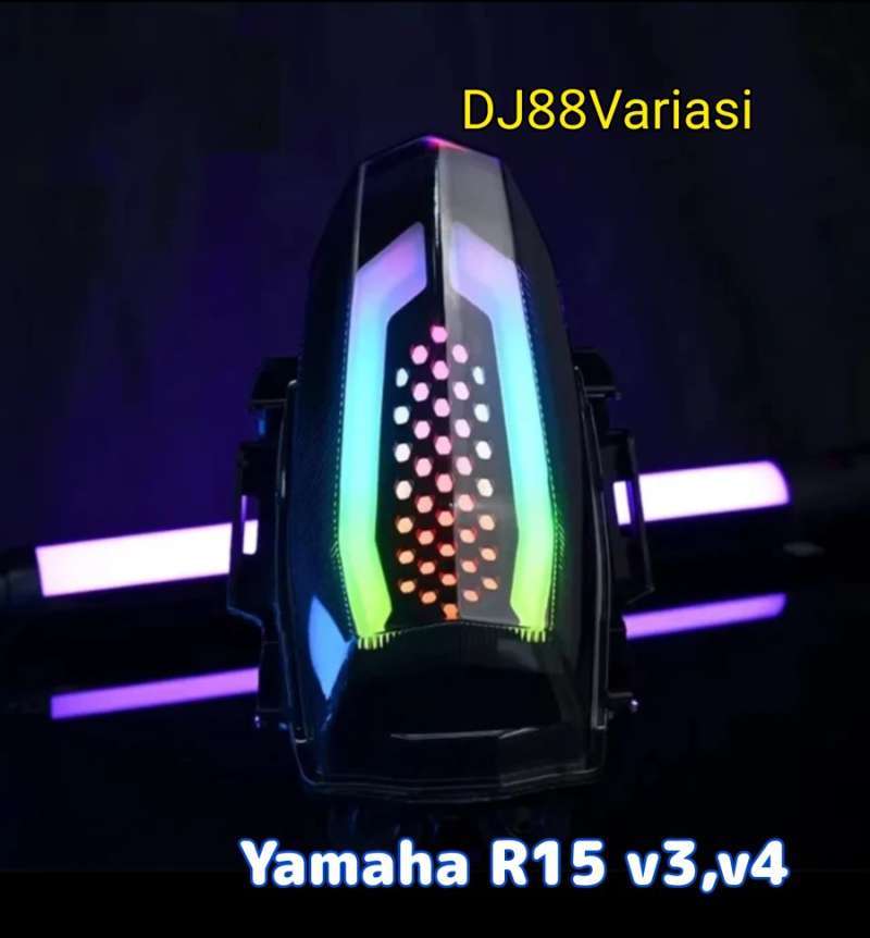 Jual Stoplamp Rgb R15 V3 | V4 Terbaru Model R1m Lampu Rem Belakang Sein ...