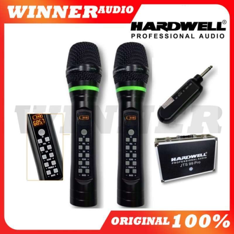Promo MIC HARDWELL JTS 99 PRO UHF PROFESIONAL MICROPHONE ORIGINAL ...