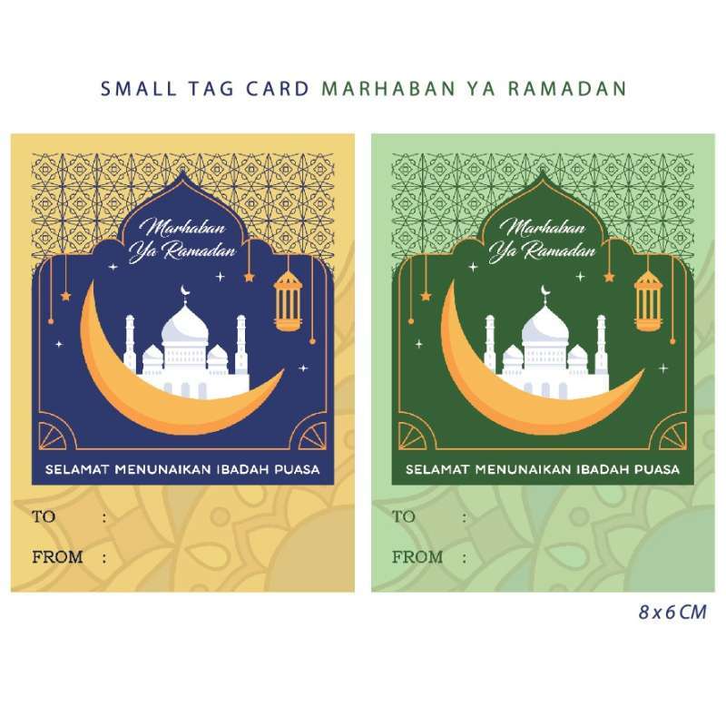Jual Ramadan Card Greeting Wishes Selamat Hari Raya Idul Fitri Kartu ...