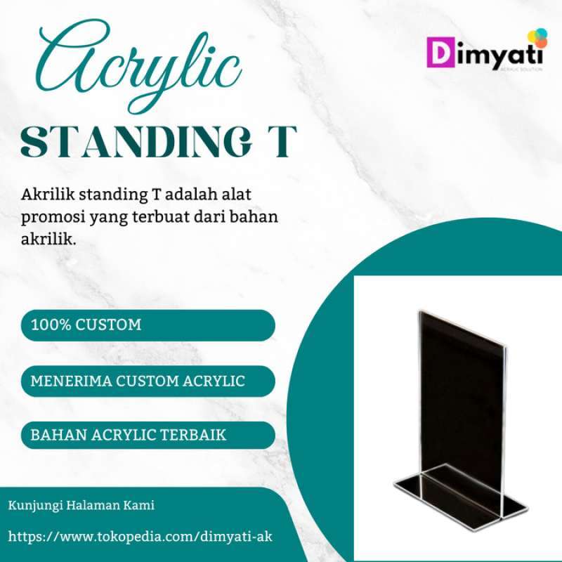 Jual Akrilik Standing/Tempat Brosur/Akrilik Custom di Seller savagemall ...