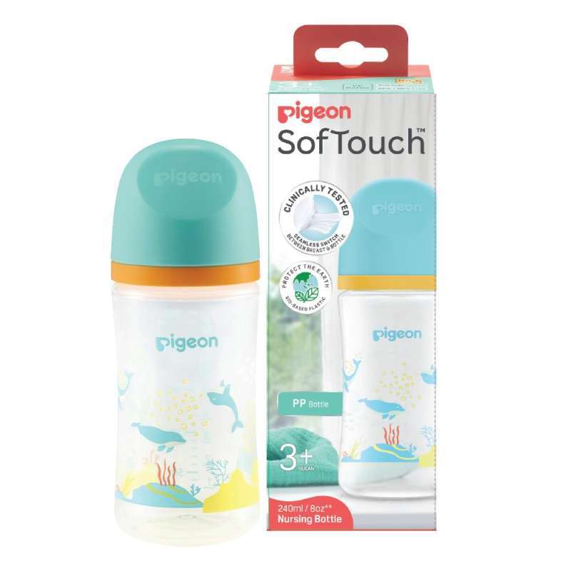 Promo Pigeon PR010891 Botol Bpp Wide Neck 240Ml Lumba W/ Softouch ...