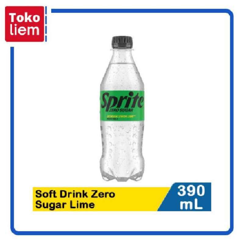 Jual Sprite Soft Drink Zero Sugar Lime 390mL di Seller Toko Liem ...