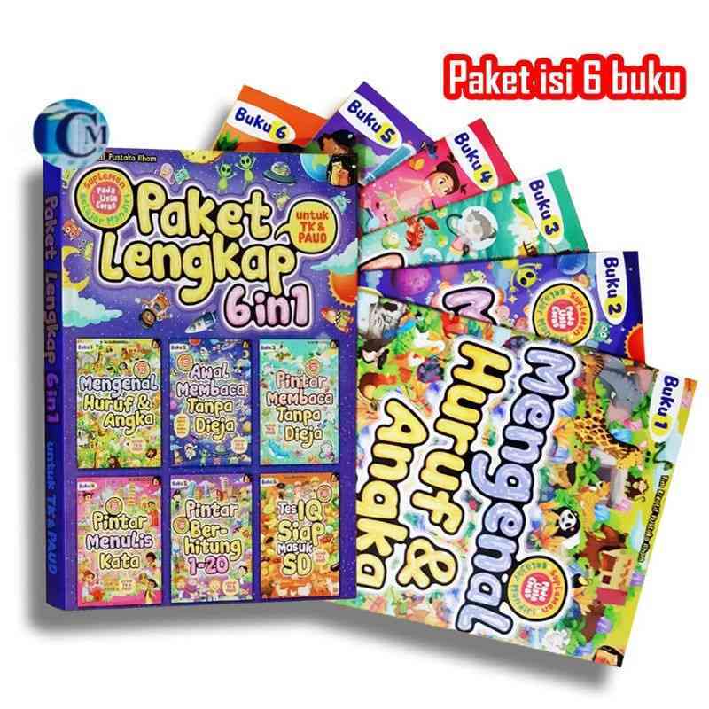 Jual Buku Anak Lengkap 6 In 1 Untuk Tk Dan Paud [full Warna] Di Seller ...