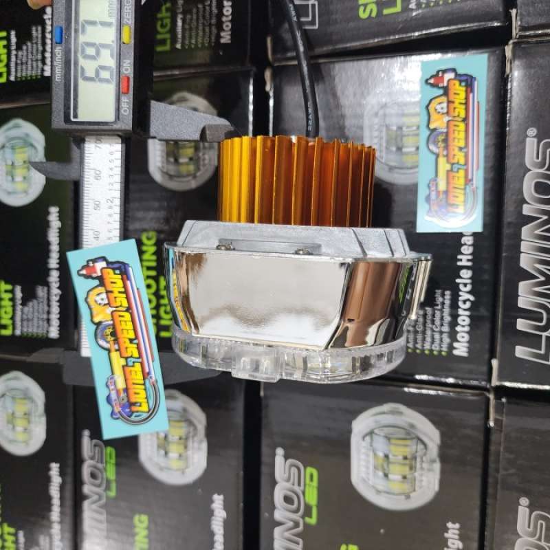 Promo Lampu Daymaker Projie Billed Luminos Led 3 lensa motor mobil 35 ...