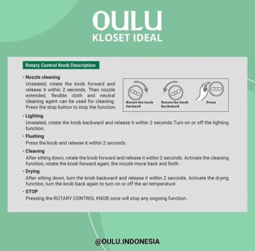 Jual Oulu Closet Otomatis Parana Di Seller Rumahku X Toto - Jalan ...