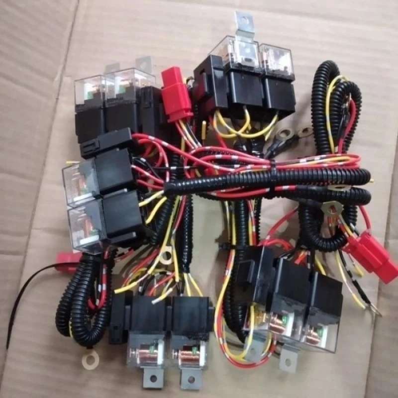 Promo relay set ganda untuk mini projie 2 warna GARANSI Diskon 2% di ...