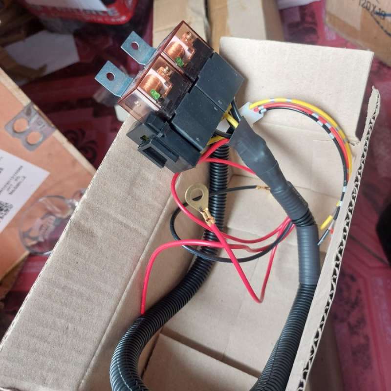 Promo relay set ganda untuk mini projie 2 warna GARANSI Diskon 2% di ...