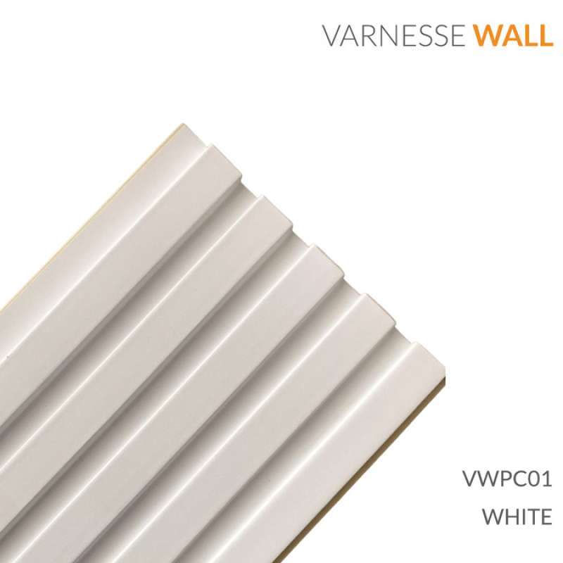 Promo VARNESSE WALL WPC WOOD PANEL WALLPANEL - WHITE-10MM Diskon 50% di ...