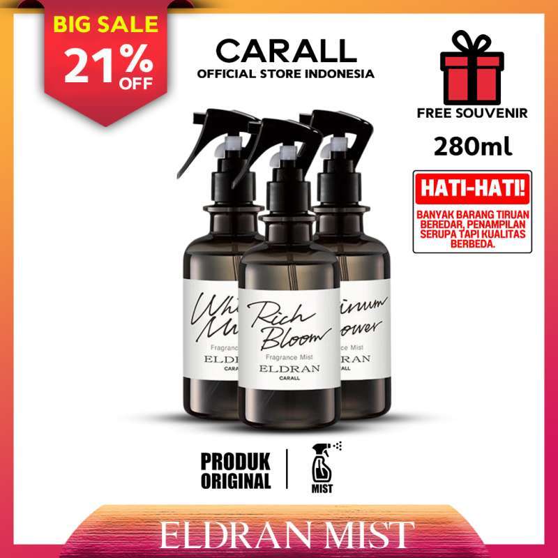 Jual Parfum Mobil dan Ruangan Spray/Semprot CARALL ELDRAN MIST Made in ...