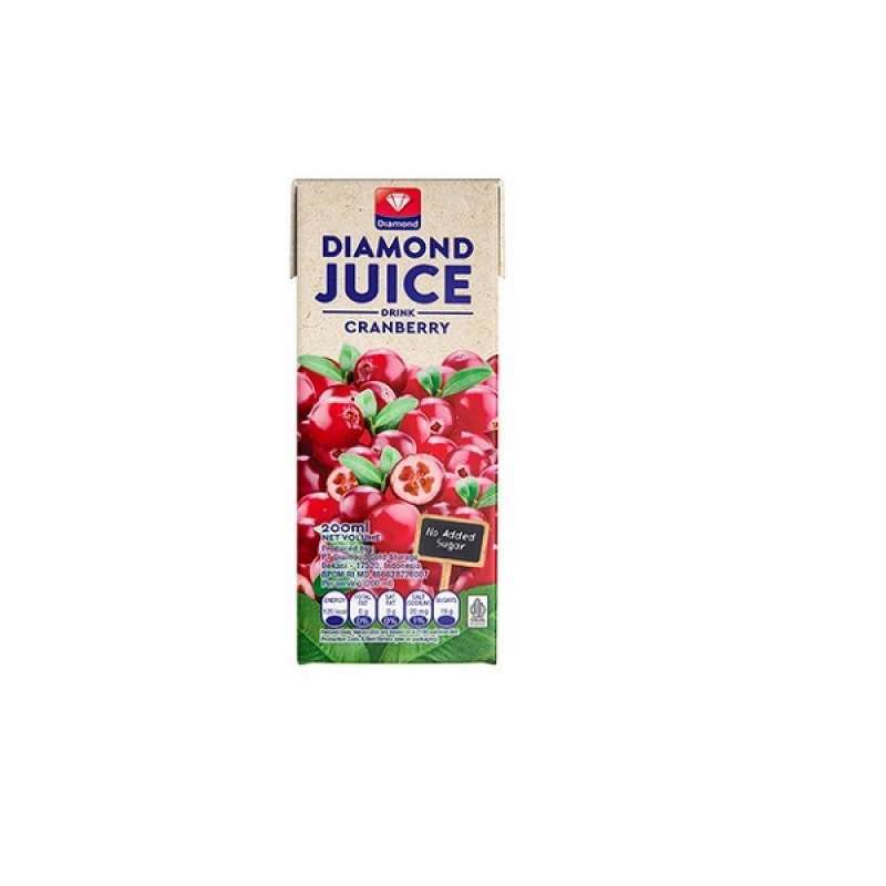 Jual Diamond Juice Uht Cranberry 200ml Di Seller Hypermart Kemang Official Store - Bangka, Kota ...