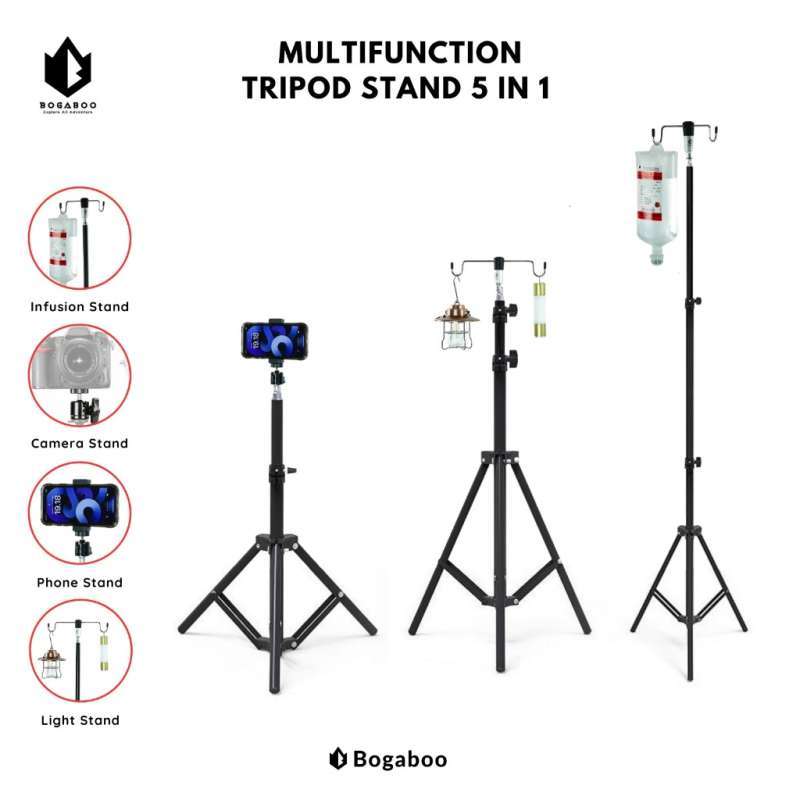 Promo Tiang Flysheet Bogaboo - Tiang Infus Lampu Kamera Tripod Portable ...